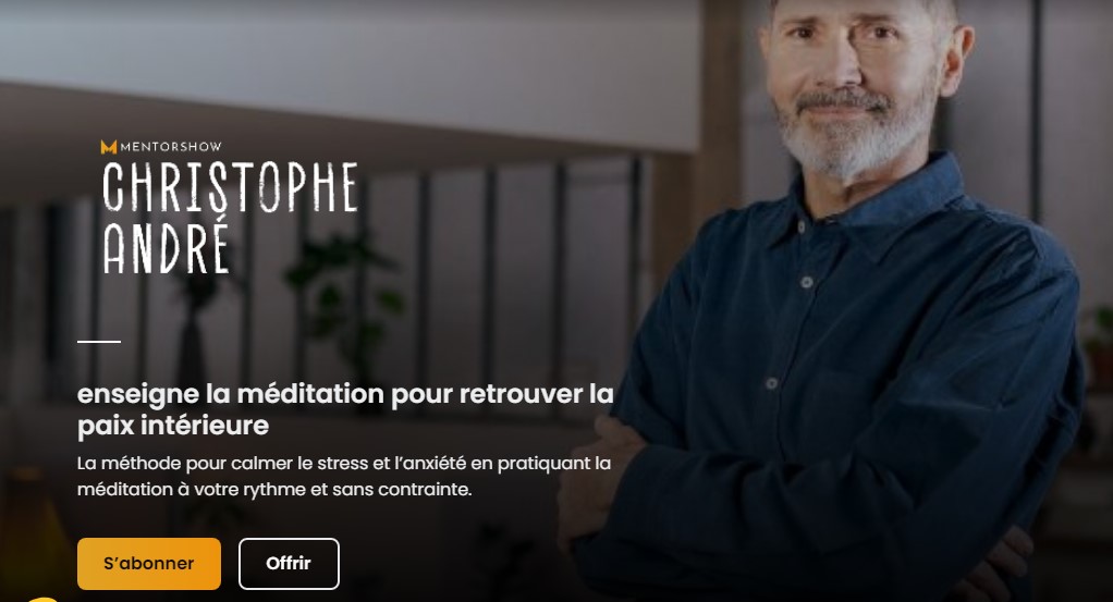 La meditation pour retrouver la paix interieure Christhopher Andre - Academun