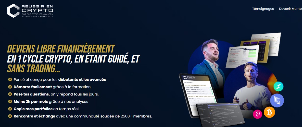 Reussir en Crypto de Christopher Wagen - Academun